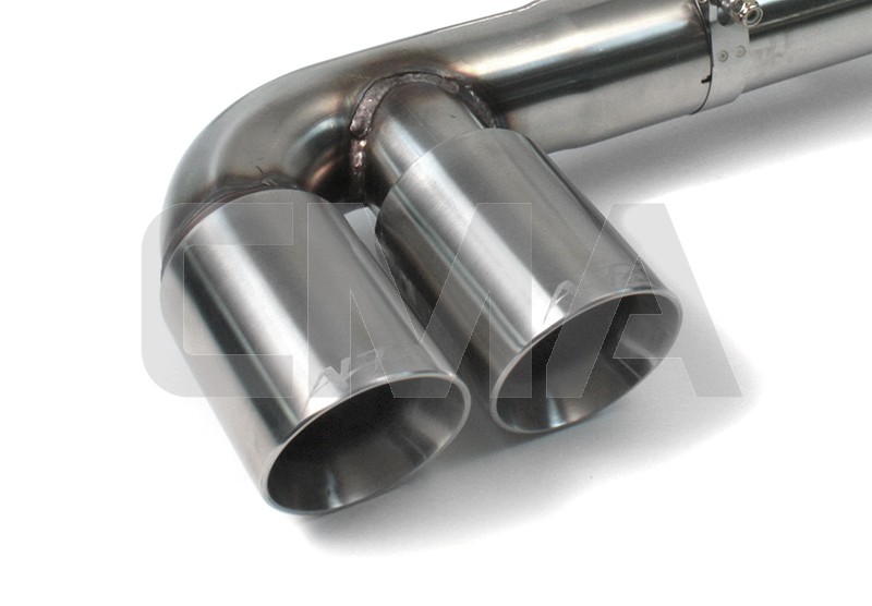 Alta AMP-EXT-100BR Cat Back Exhaust Dual Tip - Brushed (Mini R53)