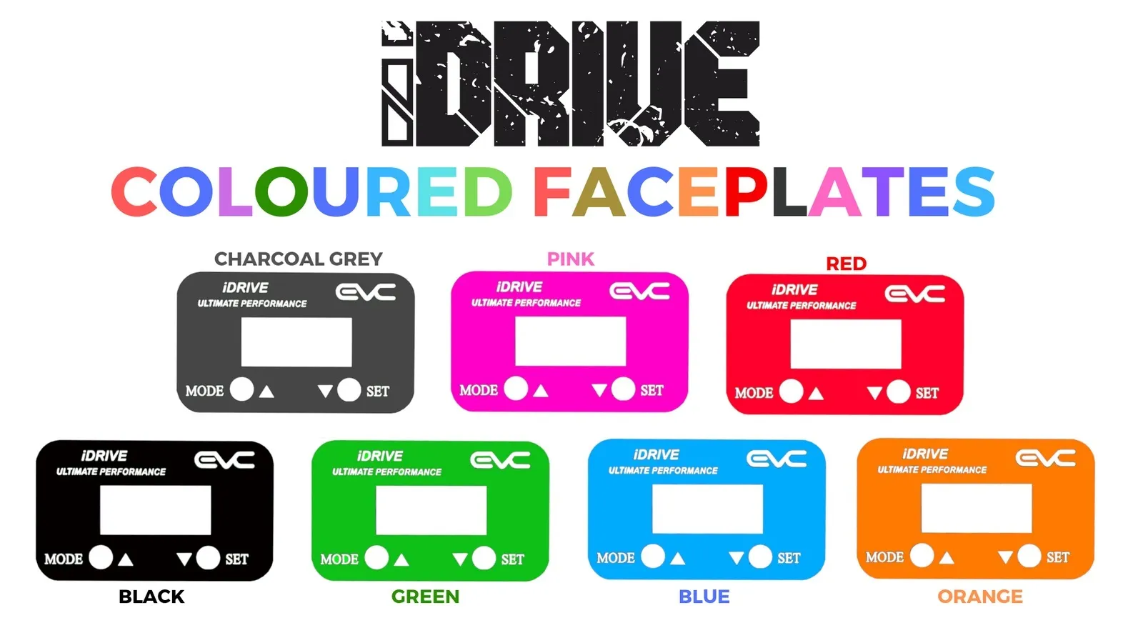 Ultimate9 IDRIVE-FP Ultimate9 Coloured Faceplates