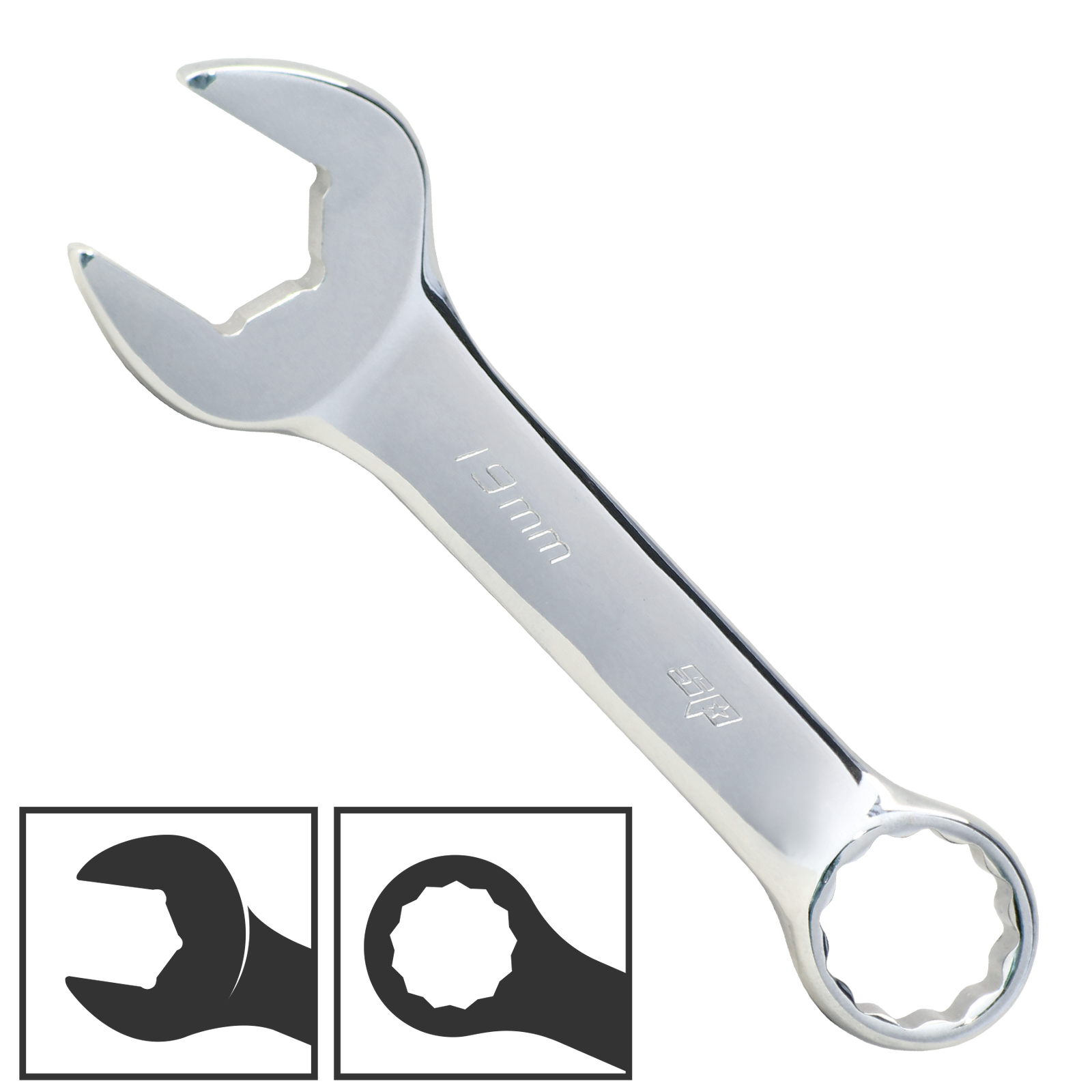 SP Tools SP13008-XPX Combination ROE Quad Drive Spanner - Stubby ...