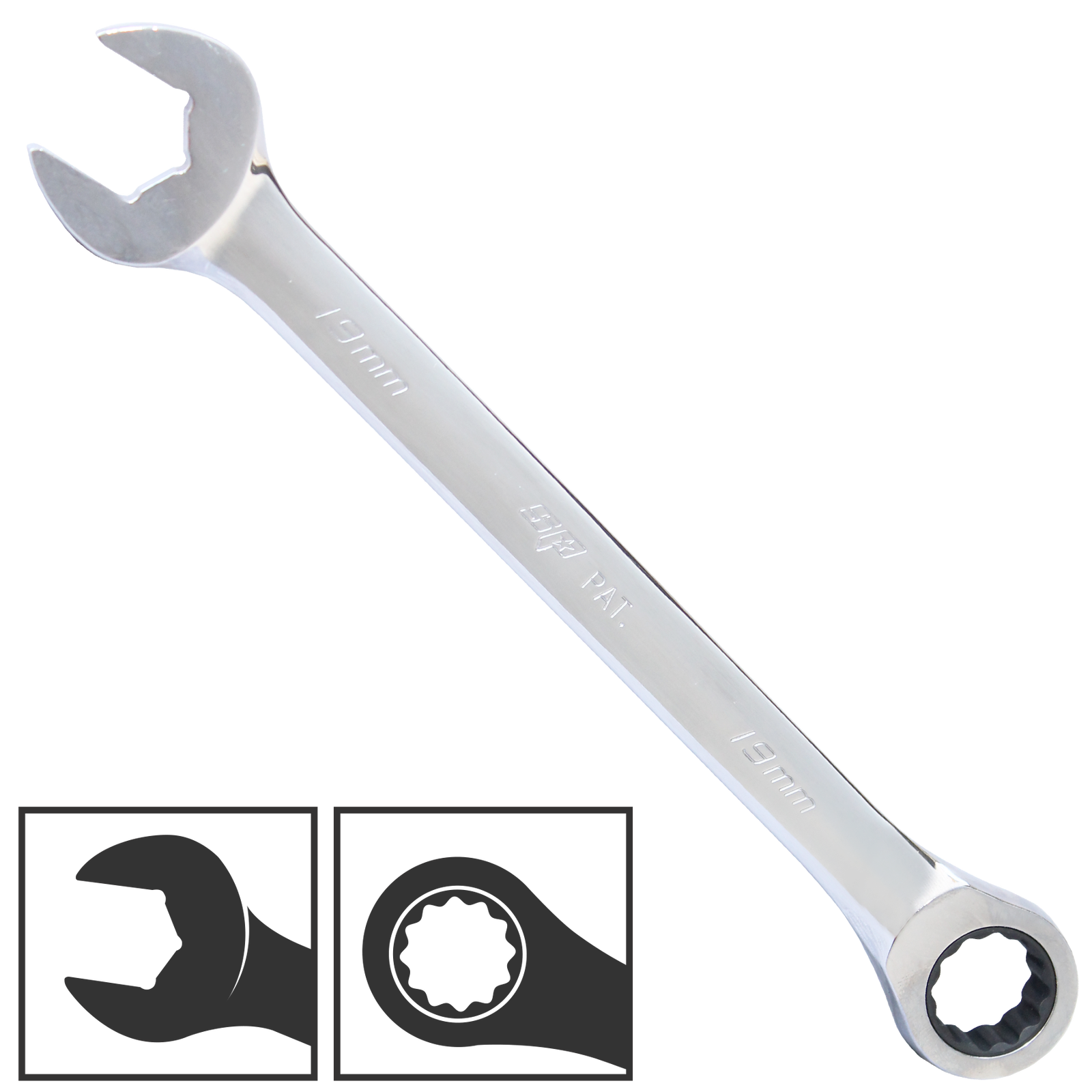 SP Tools SP17106-XPX Gear Drive ROE Quad Drive Spanner - Metric - 0 ...