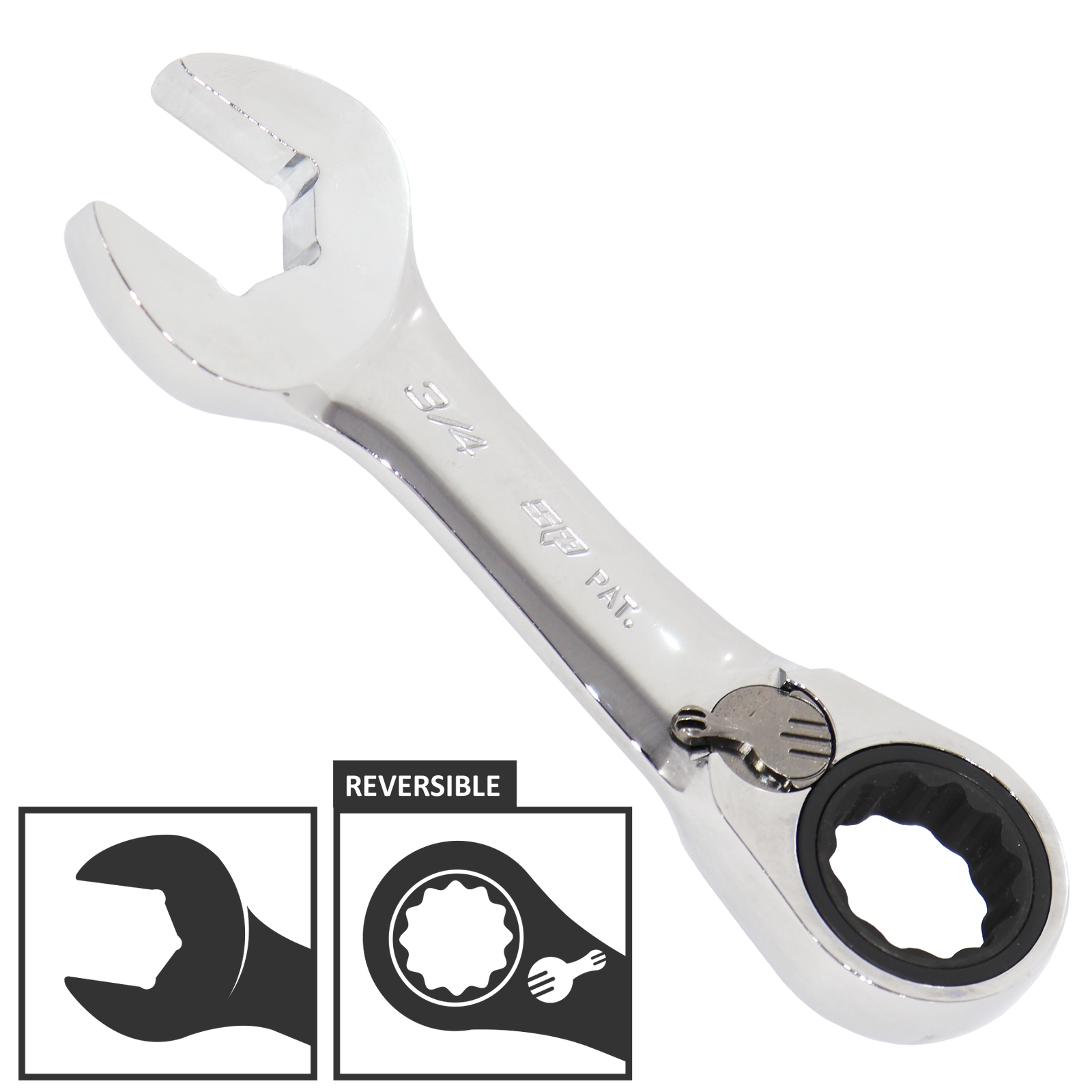 SP Tools SP17252-XPX Gear Drive ROE Quad Drive Spanner - Stubby - SAE ...