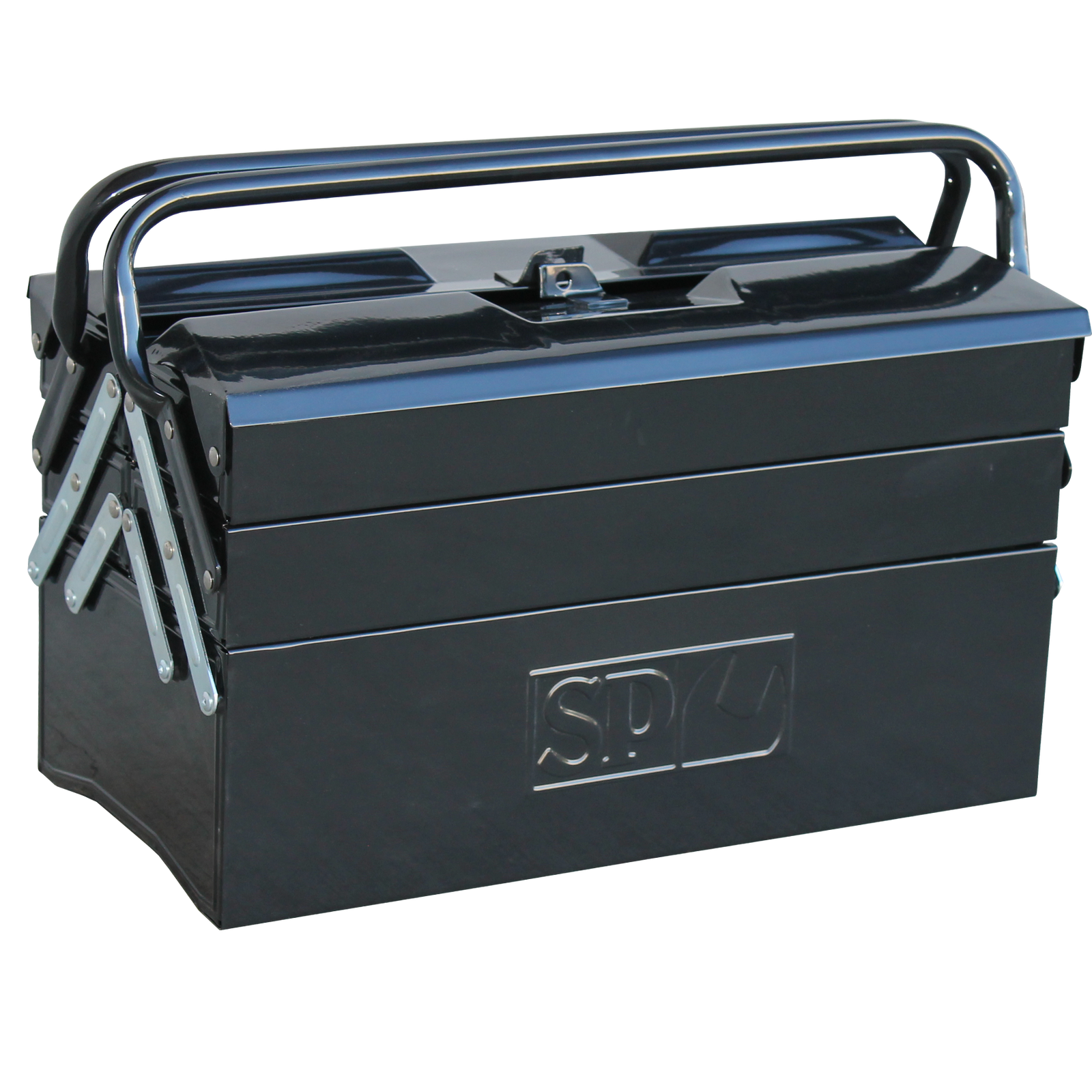 SP Tools SP40323-XPX Tool Box - Cantilever 15l 5 Tray Black