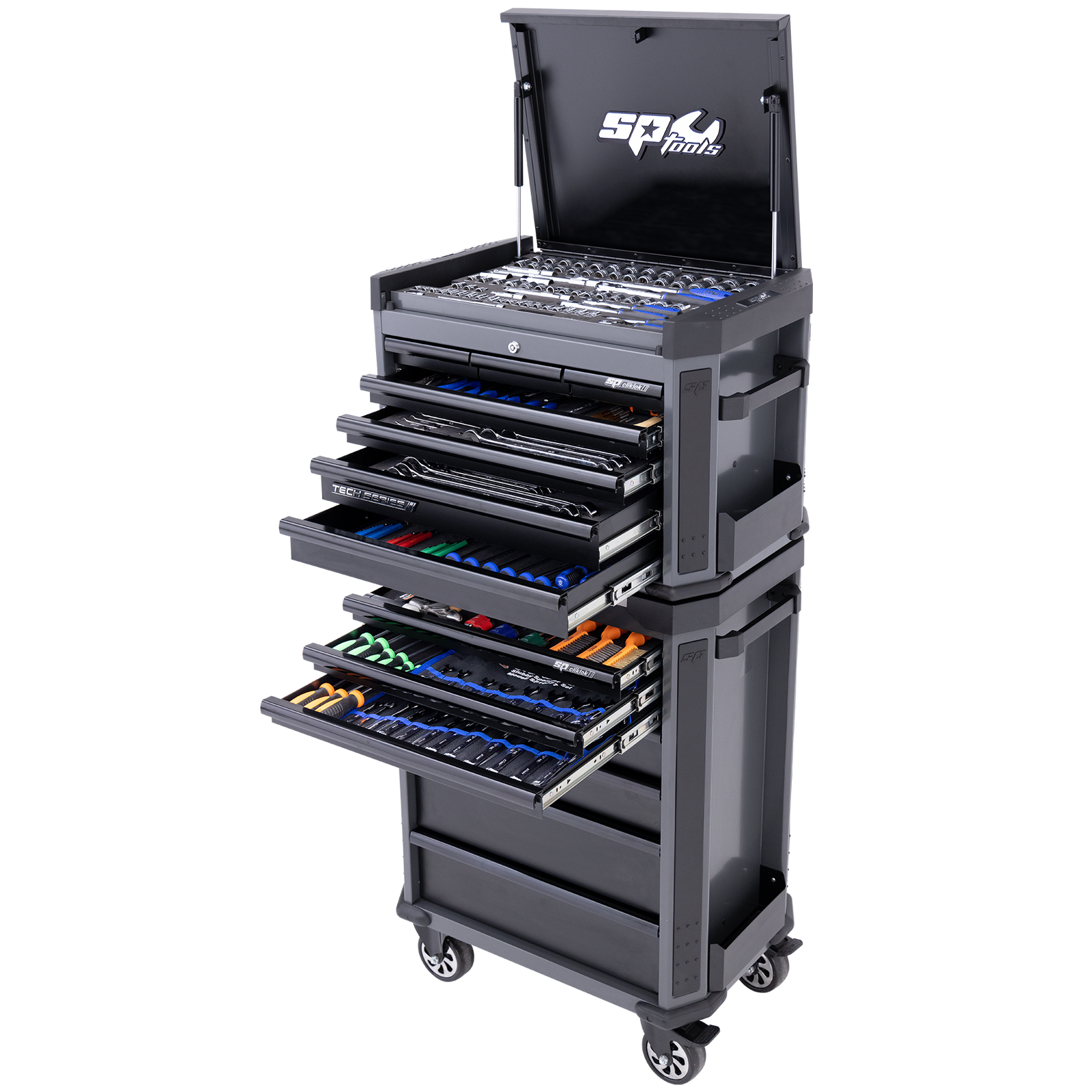 SP Tools SP50444D-XPX Tech Series Tool Kit Combo - 629pc - Metric & SAE